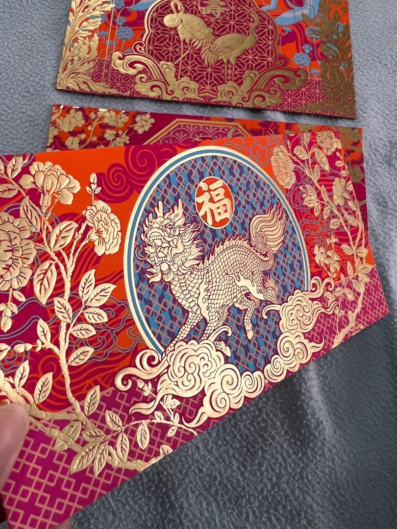3 pcs 福禄寿 fu lu Shou Cny Red Packet, Hobbies & Toys, Stationery & Craft ...