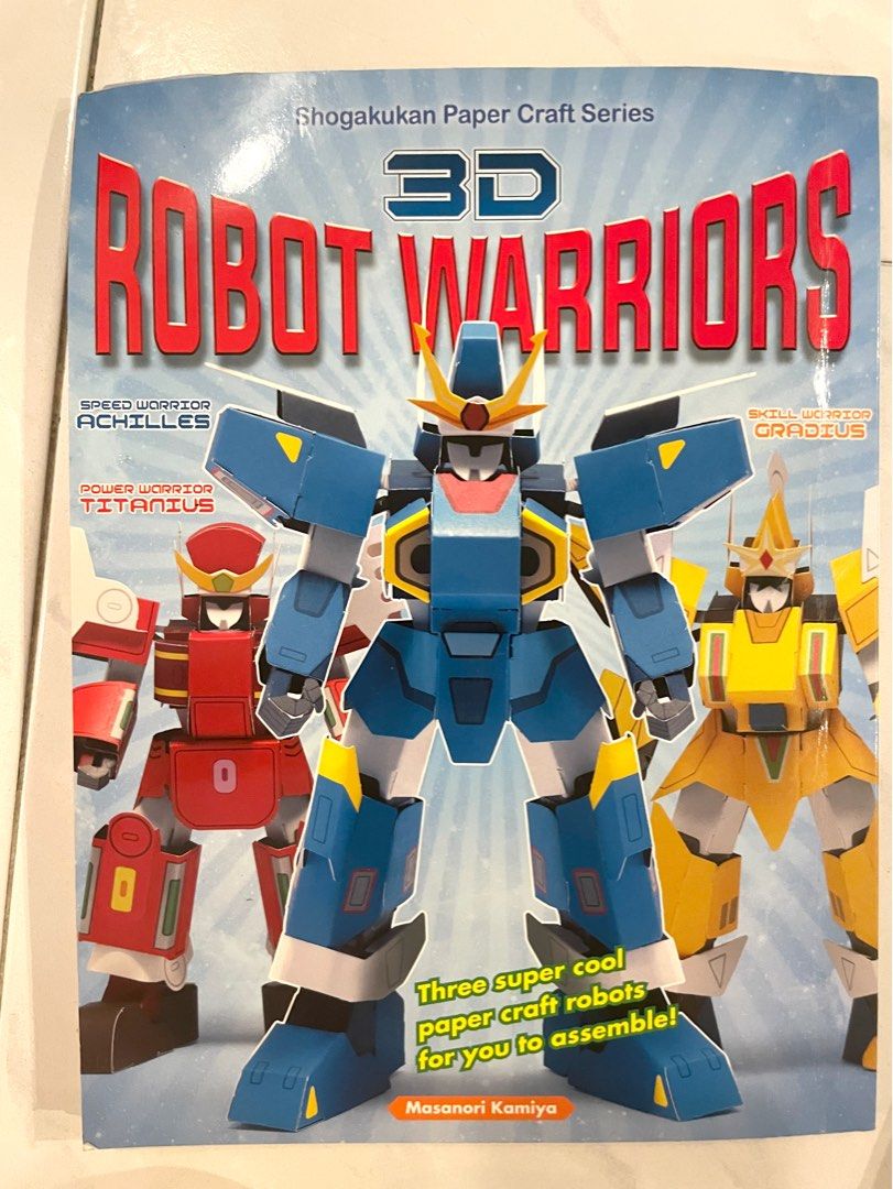 3D robot warriors, Hobbies & Toys, Books & Magazines, Children's Books ...