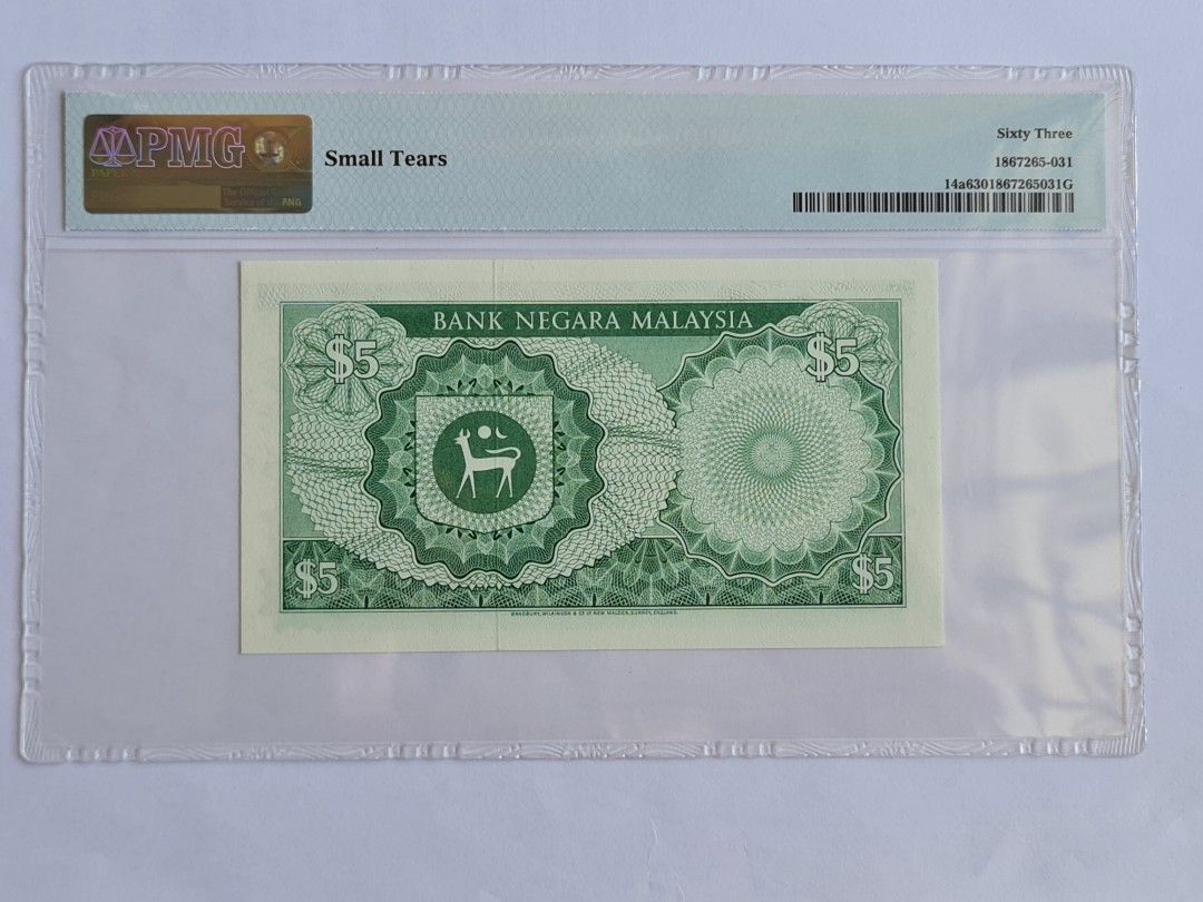 $5 Ringgit note, Hobbies & Toys, Memorabilia & Collectibles, Currency ...