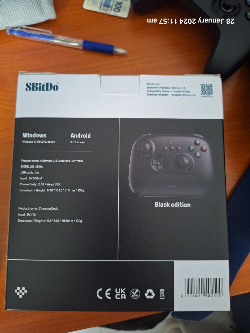 8bitdo - Ultimate 2.4Ghz wireless controller (Black), Video Gaming ...