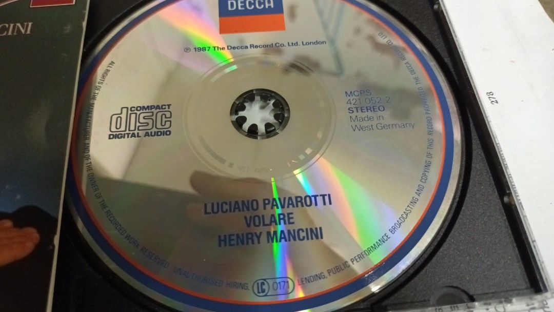 古典名盤 德版 Luciano Pavarotti – Volare 舊版 CD, 興趣及遊戲, 音樂、樂器 & 配件, 音樂與媒體 - CD ...