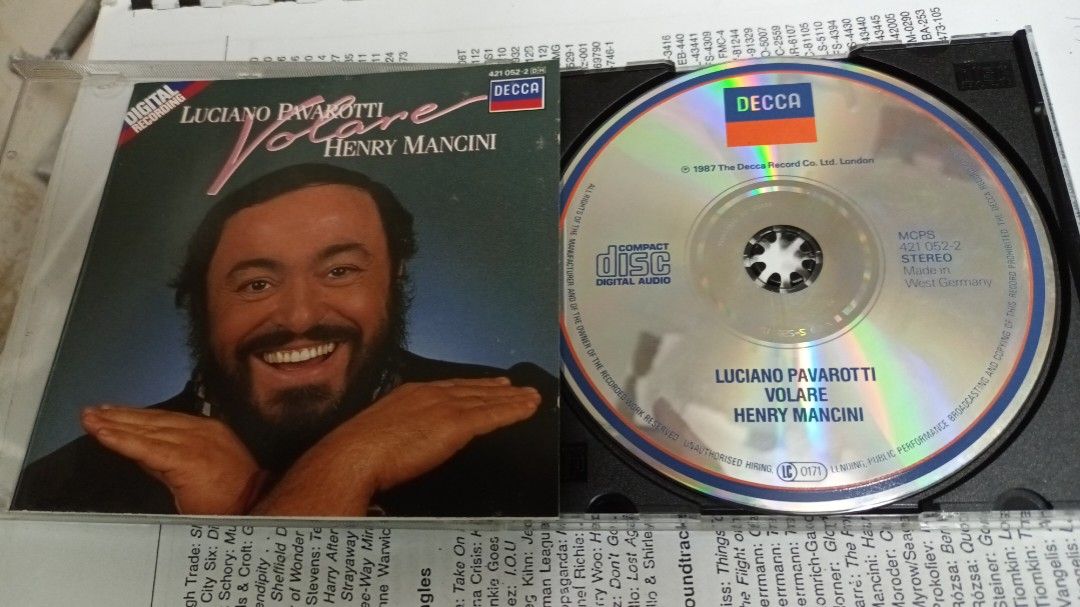 古典名盤 德版 Luciano Pavarotti – Volare 舊版 CD, 興趣及遊戲, 音樂、樂器 & 配件, 音樂與媒體 - CD ...