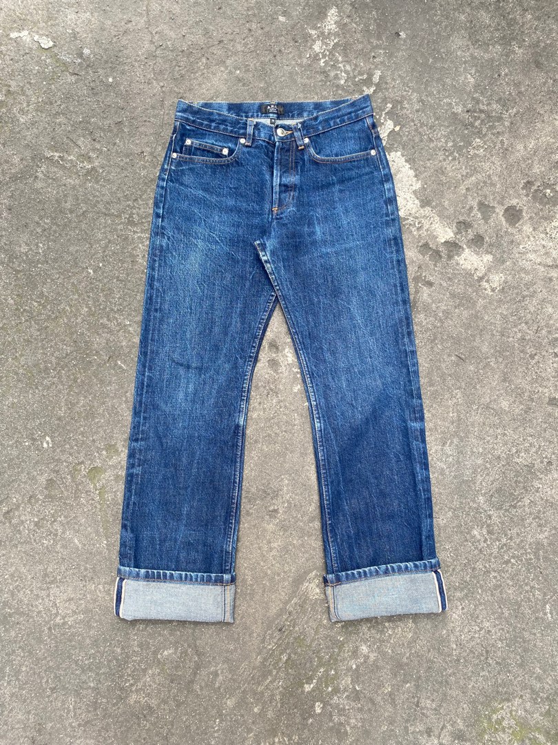 APC DENIM SELVEDGE PANTS, Men's Fashion, Bottoms, Jeans on Carousell