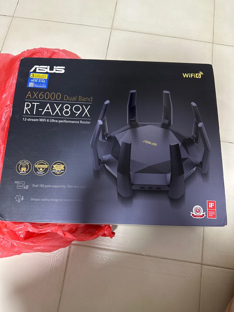 Asus AX6000 Rt-AX 89X, Computers & Tech, Parts & Accessories ...