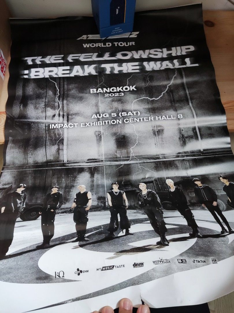 ateez btw concert posters, Hobbies & Toys, Memorabilia & Collectibles ...