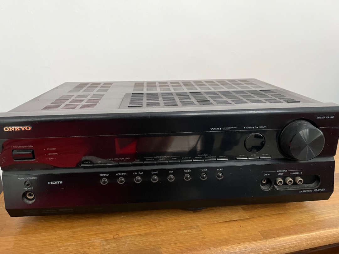 AV receiver HT-R580 no sound(price negotiable), Audio, Soundbars ...