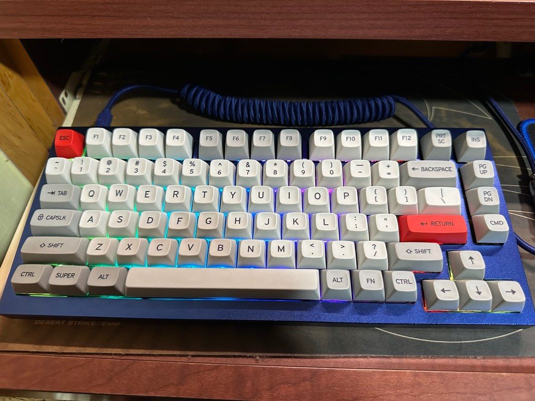 BN Keychron Q1 + Drop x Invyr Holy Panda Switches 75% Custom Mechanical ...