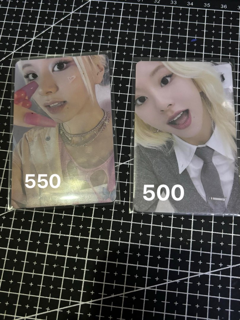 Chaeyoung lucky draw pc blackpink Jennie txt beomgyu and soobin, Hobbies & Toys, Memorabilia ...