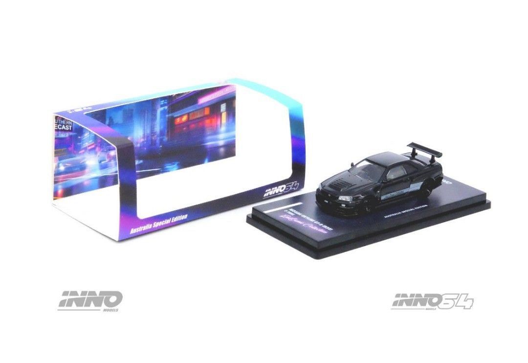 CHASE Inno64 Nissan Skyline R34 GTR Australia Special Edition, Hobbies ...