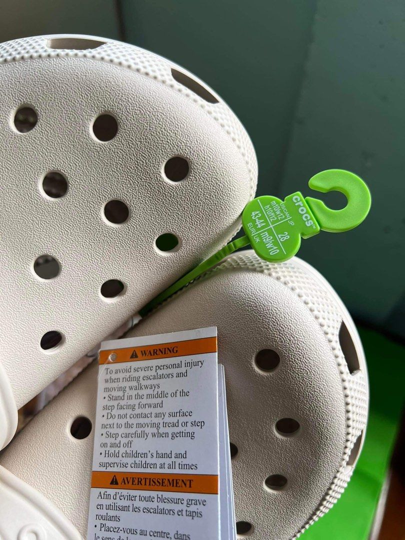 Crocs Classic Clog in Stucco, Women's Fashion, Footwear, Sandals on ...