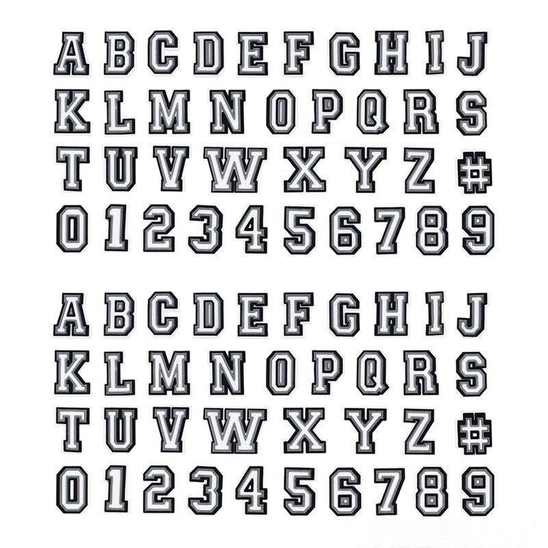 Crocs Jibbitz letters & numbers, Hobbies & Toys, Stationery & Craft ...