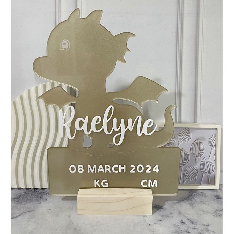 CUSTOMISED BABY NAME BOARD ACRYLIC TEXT HOSPITAL BOARD ACRYLIC SIGN ...