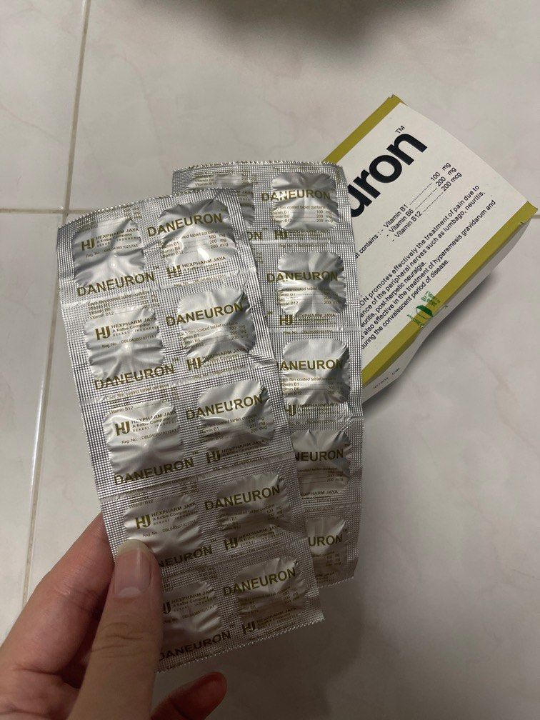 Daneuron Vitamin B1 B6 B12 Supplement, Health & Nutrition, Health ...