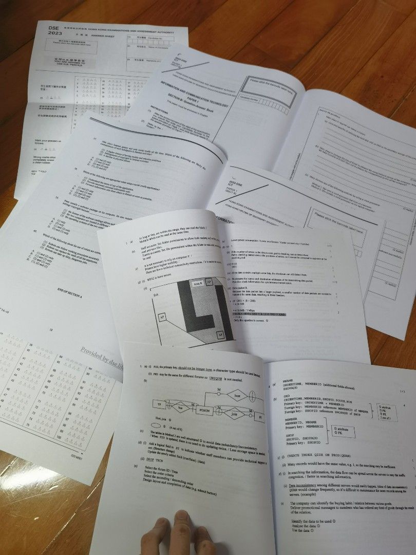 DSE ICT 2022+2023, 興趣及遊戲, 書本 & 文具, 補充練習 - Carousell