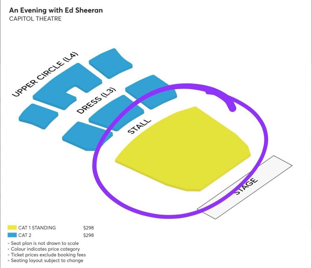 Seating Chart Ed Sheeran Ed Sheeran ROME 14/06/2025 9:00 PM Tickets