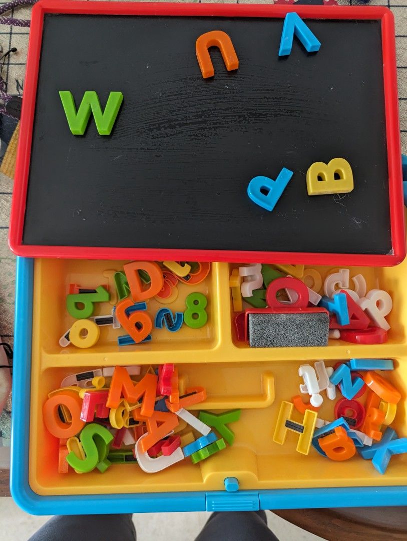 ELC alphabet board, Hobbies & Toys, Toys & Games on Carousell