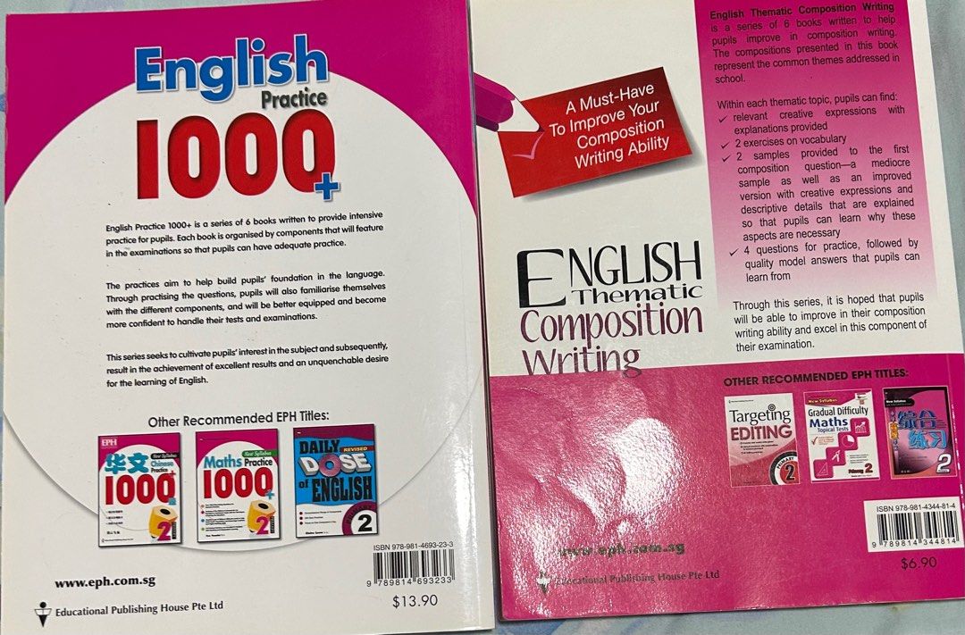 English practice book P2, Hobbies & Toys, Books & Magazines, Assessment ...