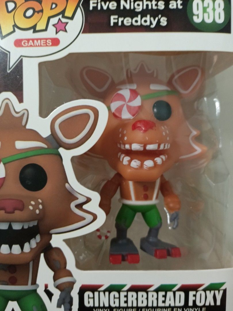 FNAF & DC Batman Pop! Mart Five Nights at Freddy's Gingerbread Foxy ...