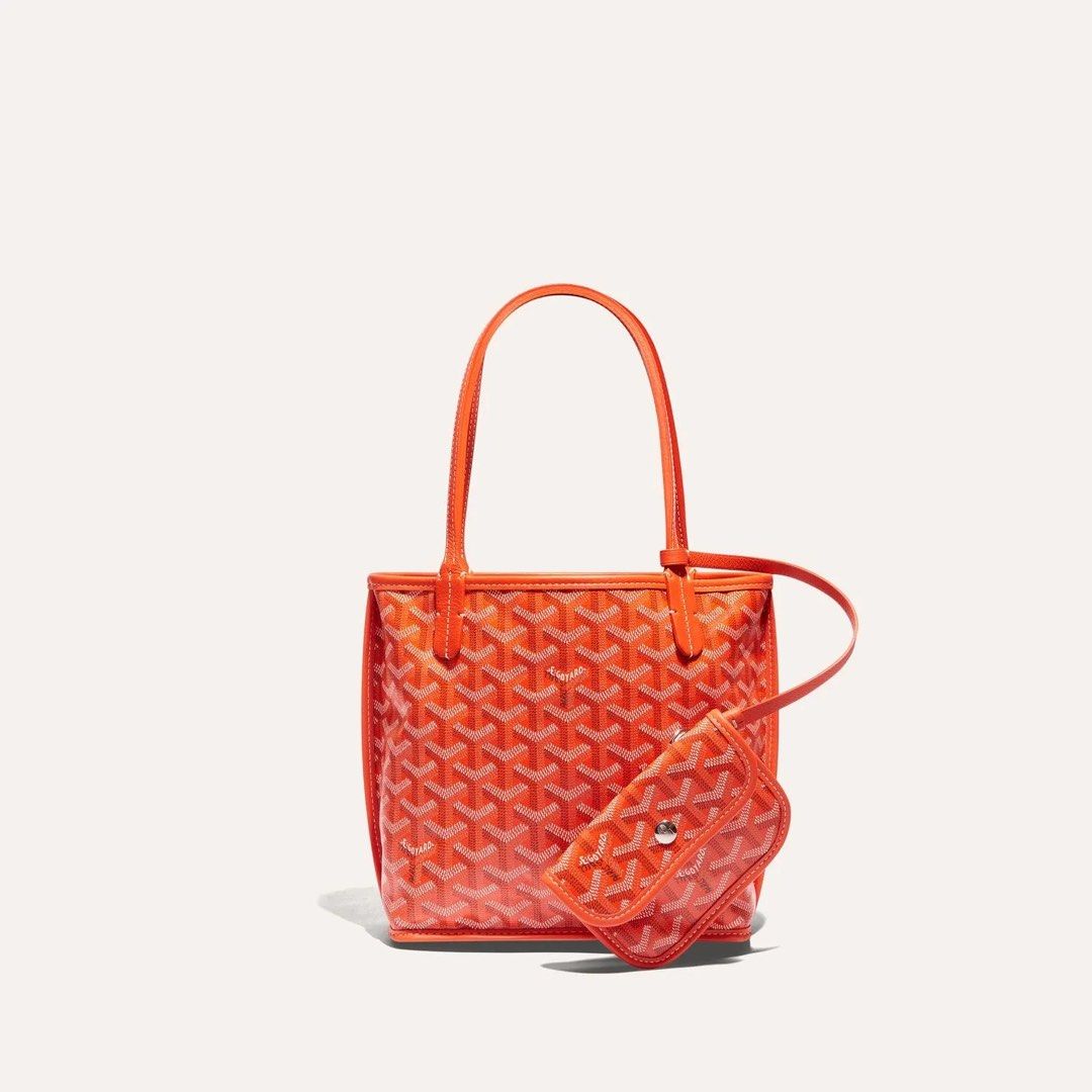 Goyard Mini Anjou - Orange, Barang Mewah, Tas & Dompet di Carousell