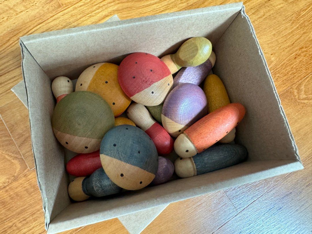 Authentic Grapat Insects (wooden toy, bugs, figure, figurine, Waldorf ...