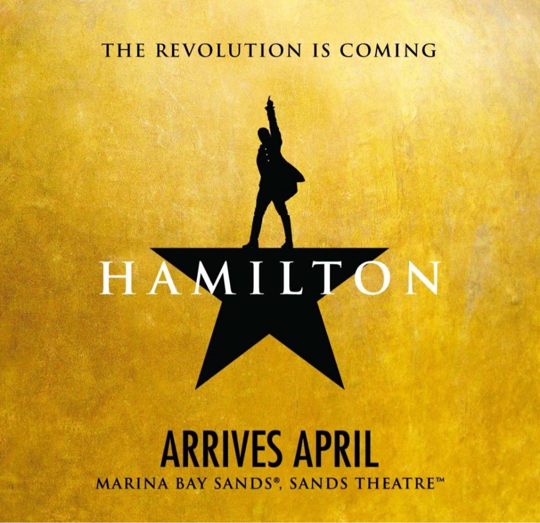 Hamilton / 6 Jun 2024, 8pm / 2 tickets / third row from front, centered ...