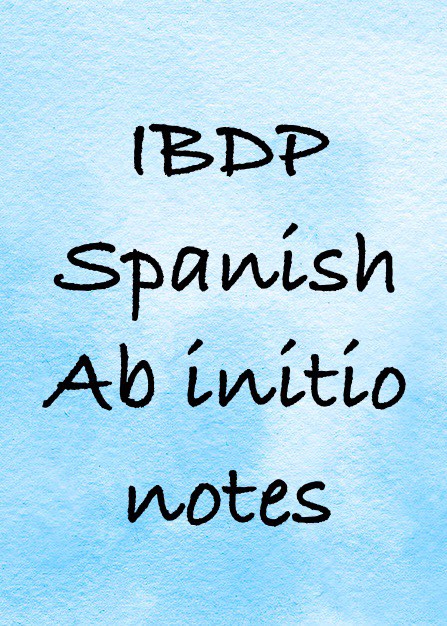 IB Spanish Ab initio notes, Hobbies & Toys, Books & Magazines ...