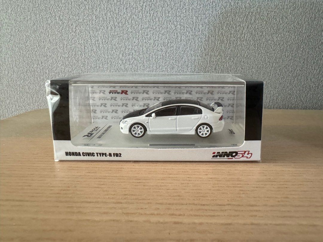 Inno64 Honda Civic FD2 Type R (FD2R) White with CF hood, Hobbies & Toys ...