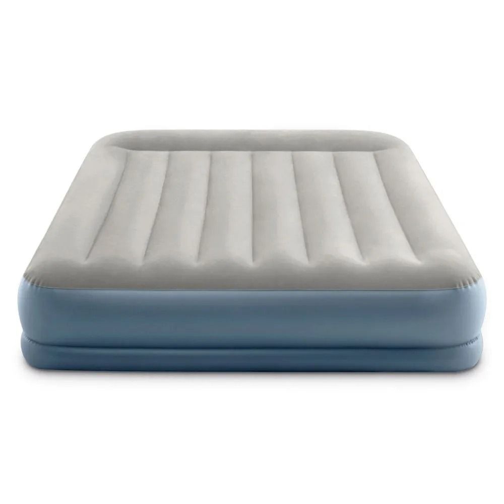 INTEX Airbed with Built-In Electric Pump (Queen), Furniture & Home Living, Furniture, Bed Frames ...