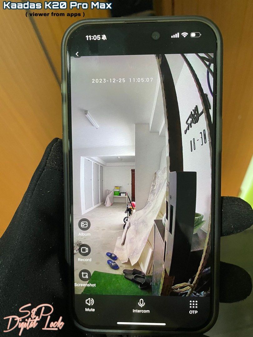 Kaadas K20 Pro Max with 3D face recognition, built in viewer and wifi enable, Furniture & Home ...