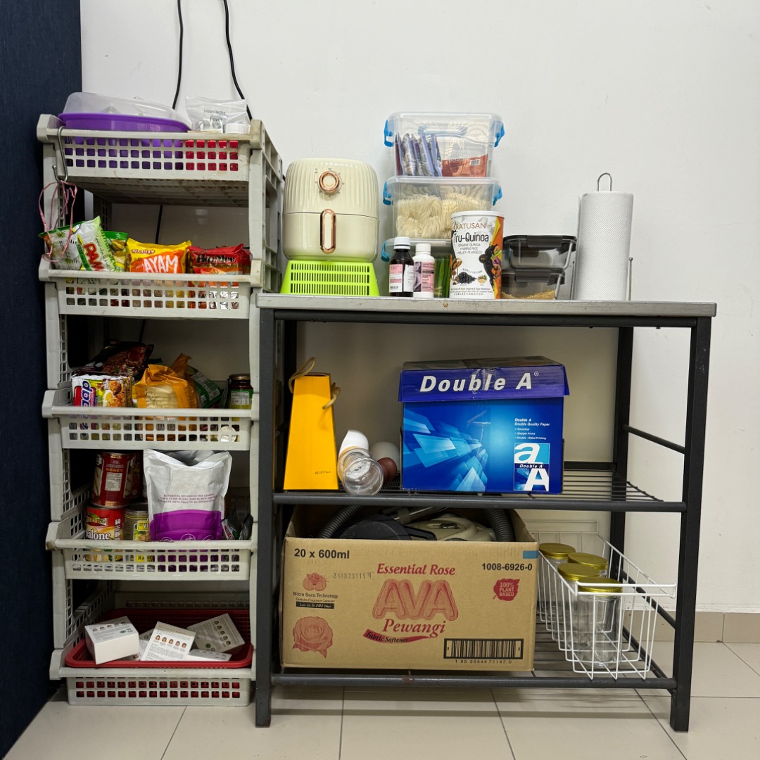 Kitchen table + shelving unit (COD Penang Georgetown) , Furniture ...