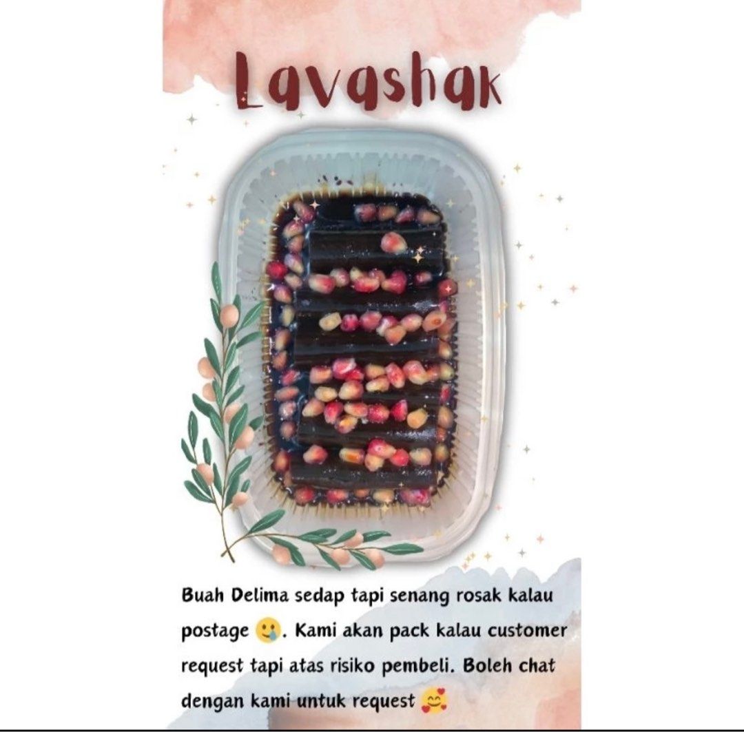 lavashack with pomegranated sauce, Food & Drinks, Homemade Bakes on ...