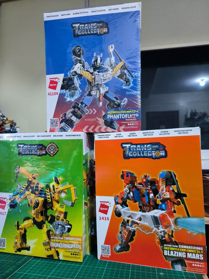 LEGO Combiner Robots Qman Trans-Collectors, Hobbies & Toys, Toys & Games on Carousell