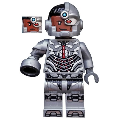 Lego DC Comics DCEU Justice League SH436: Cyborg Minifigure - Blaster ...