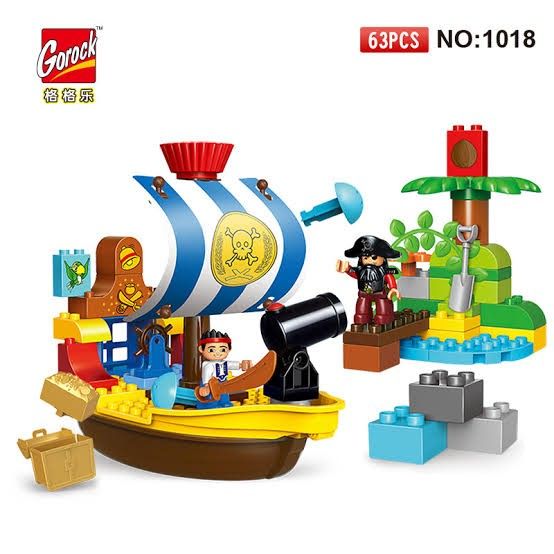 Lego Duplo Pirate Ship Hobbies And Toys Toys And Games On Carousell