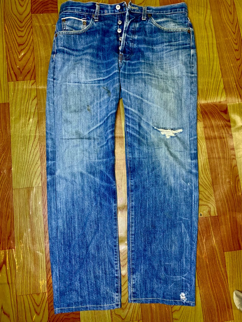 Levis 501 Big E, Men's Fashion, Bottoms, Jeans on Carousell