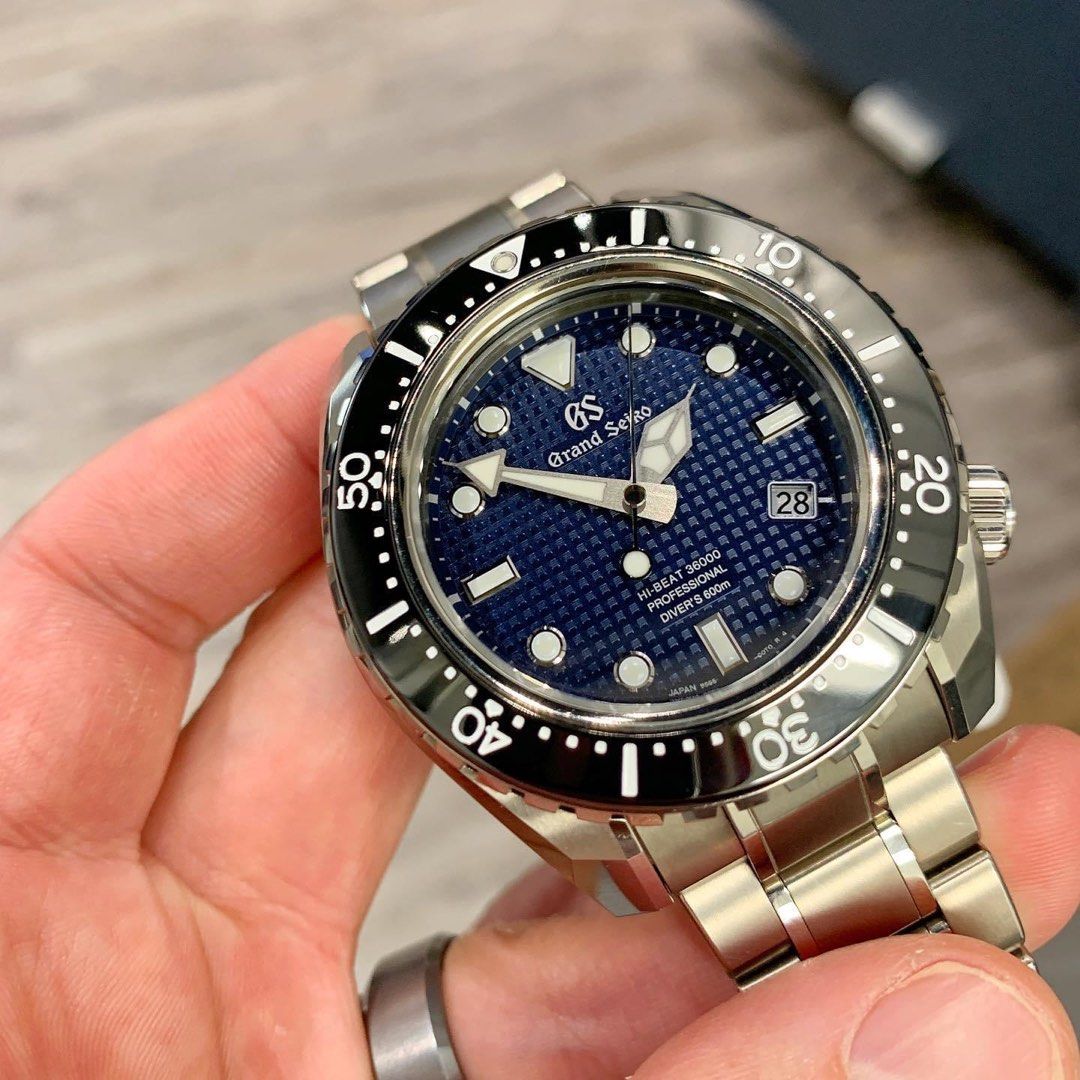 Limited Editioj Grand Seiko diver SBDH257 titanium watch, Luxury ...