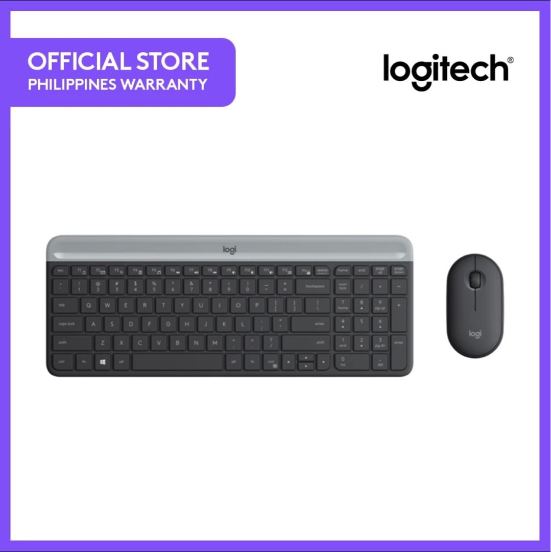 Logitech MK470 Slim Wireless Keyboard, Computers & Tech, Parts ...