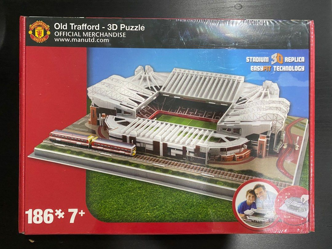 Manchester United Old Trafford Stadium 3D Puzzle, Hobbies & Toys, Toys ...