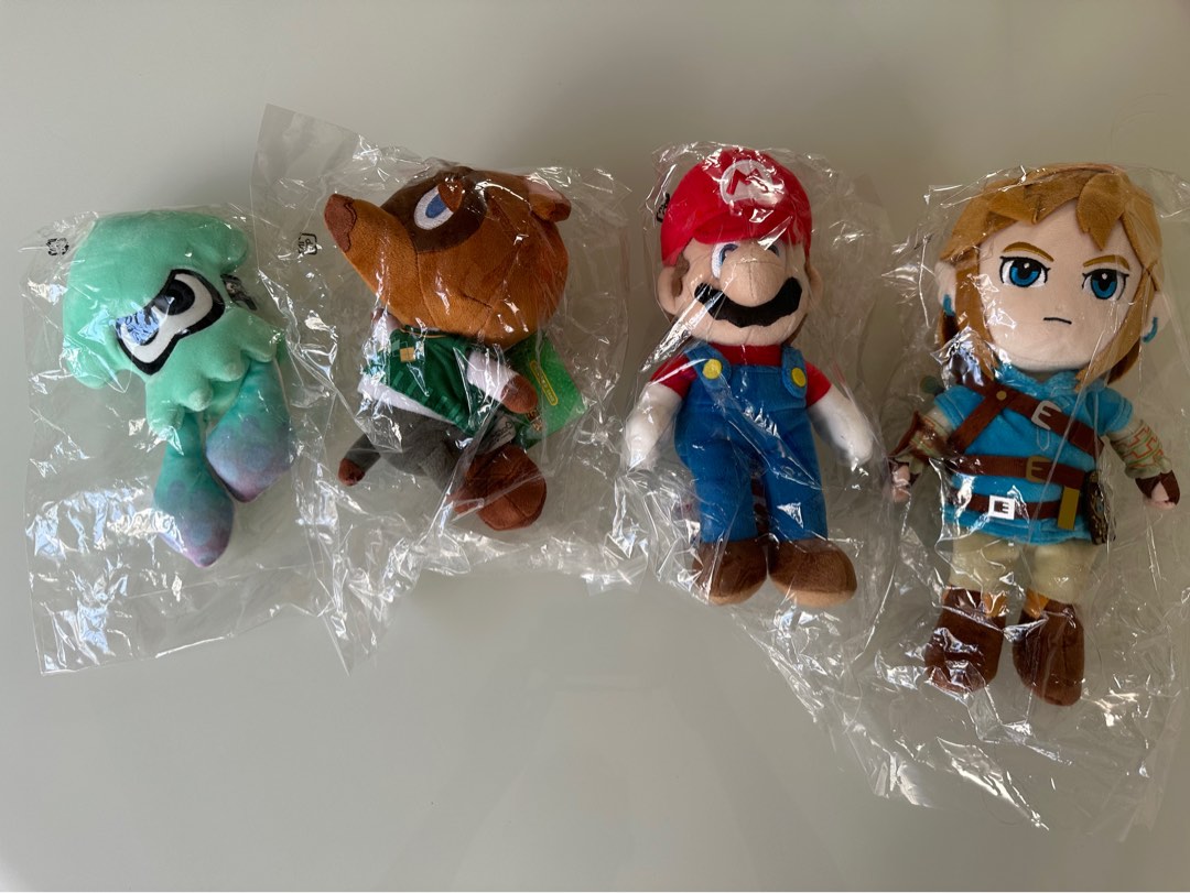 Mario, Tom Nook, Zelda, Squid Plushie, Hobbies & Toys, Toys & Games on ...