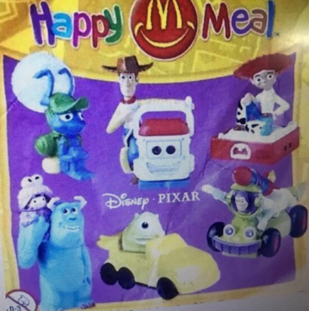 McDonald Happymeal Disney Pixar Fun 2004, Hobbies & Toys, Toys & Games ...