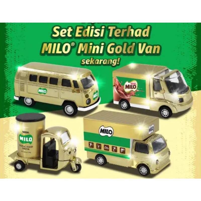 Milo van truck edisi emas, Hobbies & Toys, Toys & Games on Carousell