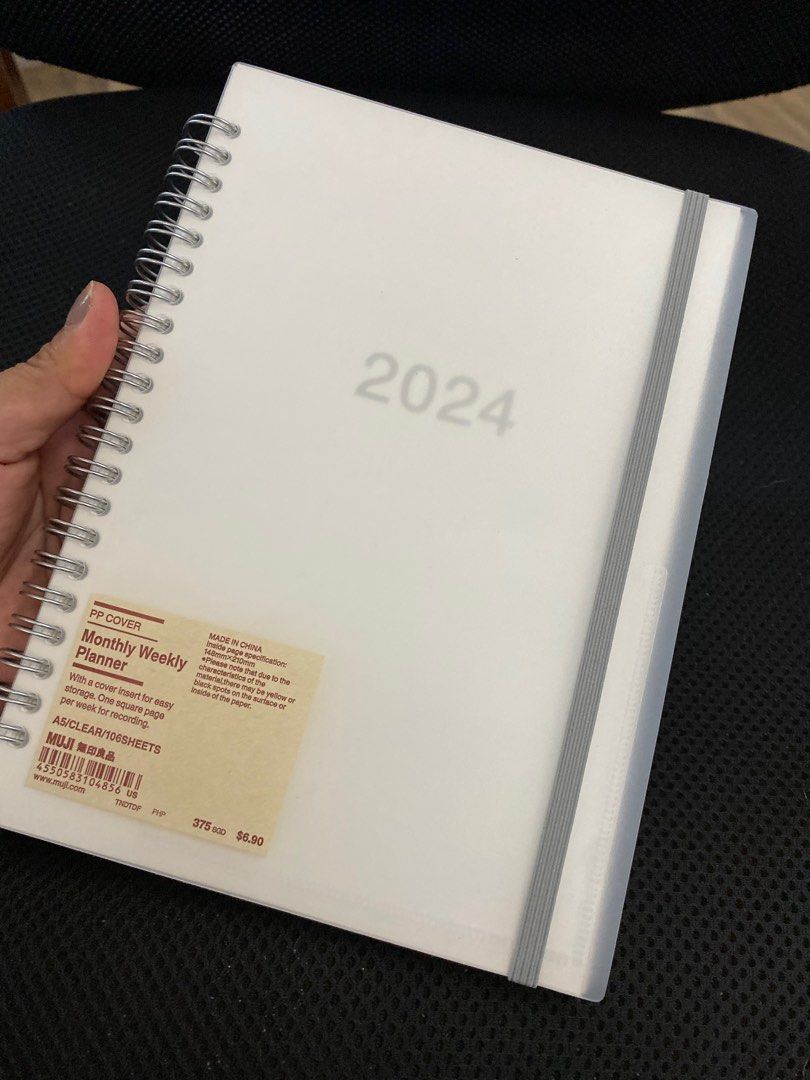 MUJI 2024 PLANNER, Hobbies & Toys, Stationary & Craft, Stationery ...