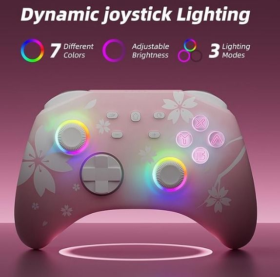 Mytrix Wireless Pro Controllers with Hall Effect Joystick (No Drift ...