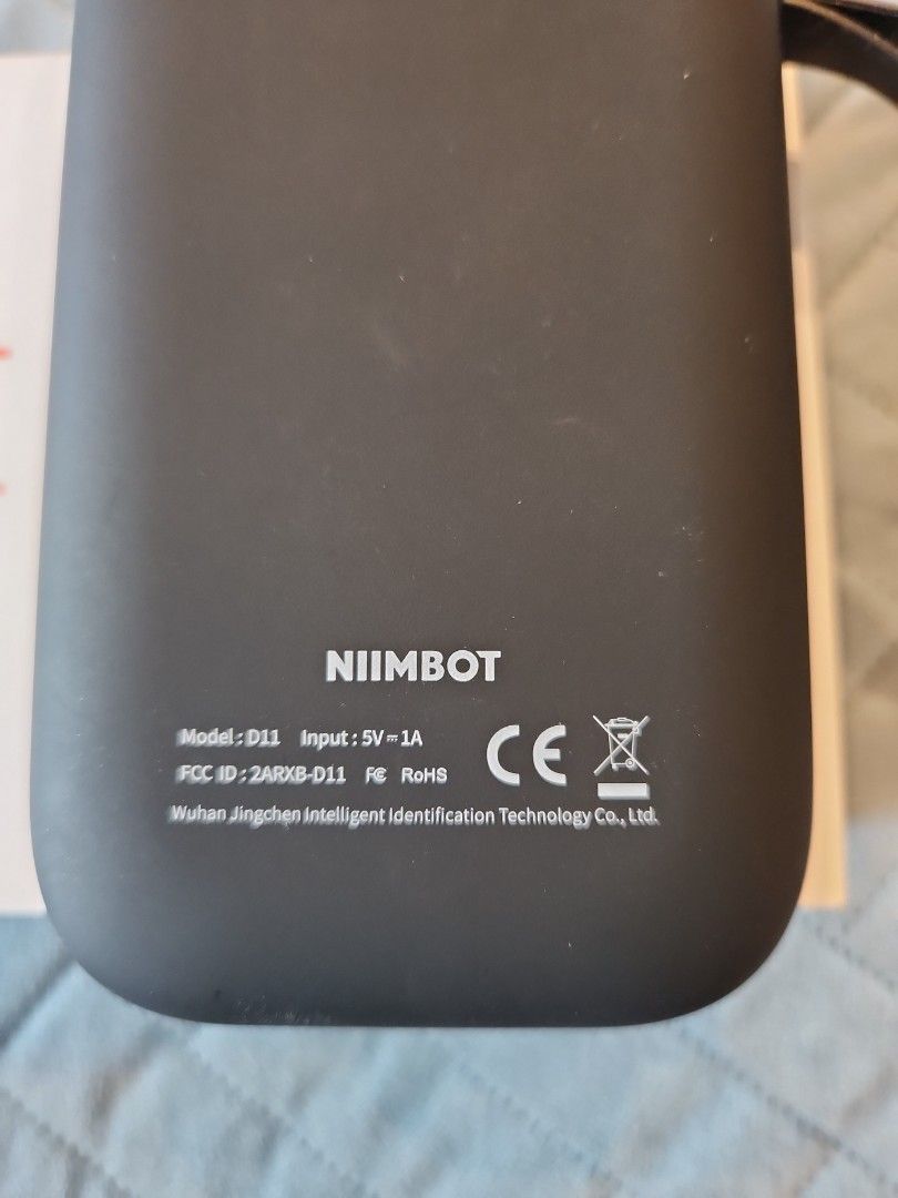 Nimbot D11 Bluetooth Label Printer, Computers & Tech, Printers ...