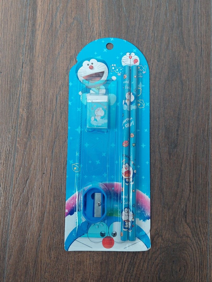 Paket alat tulis 5 in 1 DORAEMON POMPOMPURIN, Buku & Alat Tulis, Alat ...
