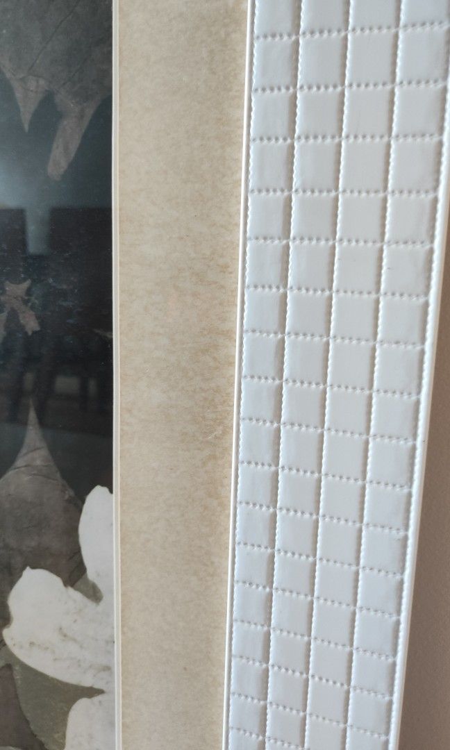 Picture in beautiful tile like frame, Furniture & Home Living, Home ...