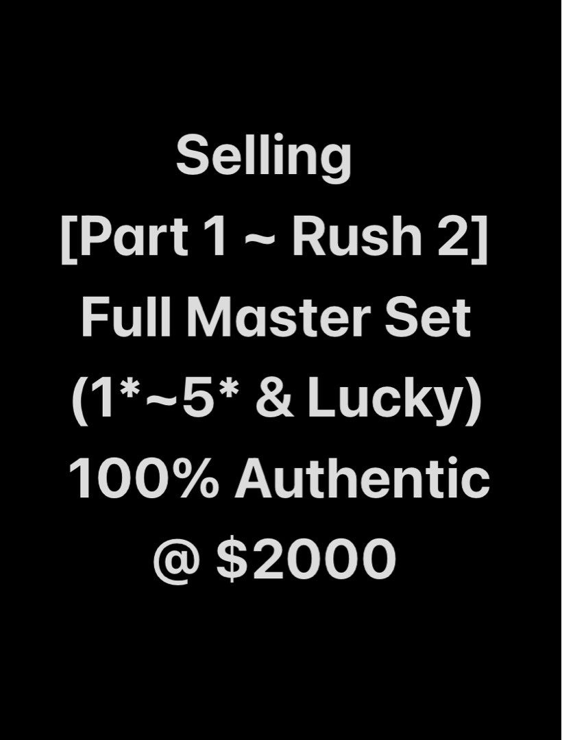 Pokemon Gaole Part 1 ~ Rush 2 Master Full Set # 5 stars Palkia Dialga ...