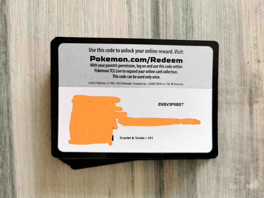 Pokemon TCG Code Cards for 151, Lost Origin and Paradox Rift (54 code ...