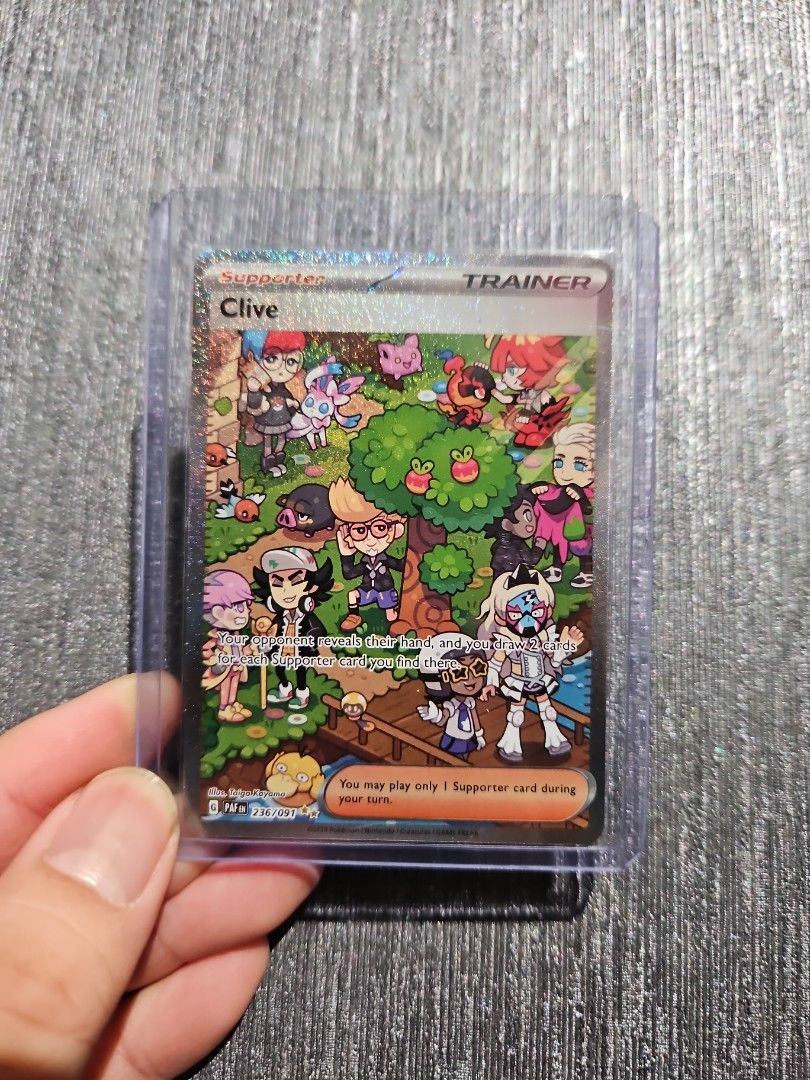 Pokemon TCG Paldean Fates Clive Special Illustration Rare Card, Hobbies ...