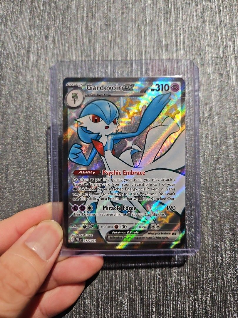 Pokemon TCG Paldean Fates Gardevoir ex Shiny Ultra Rare Card, Hobbies ...